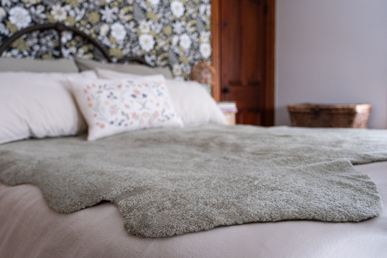 Naturally Hypo-Allergenic Sheepskin Throw Blanket from 3' to 6' Length ...