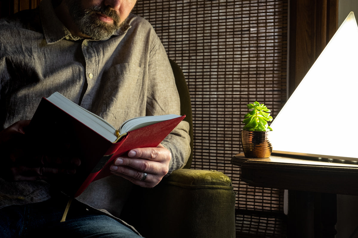 LUXOR Light Therapy Pyramid Desk Lamp Natural Treatment for Depression ...